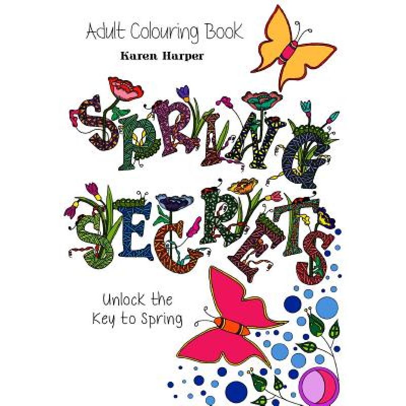 Adult Colouring Book - Spring Secrets