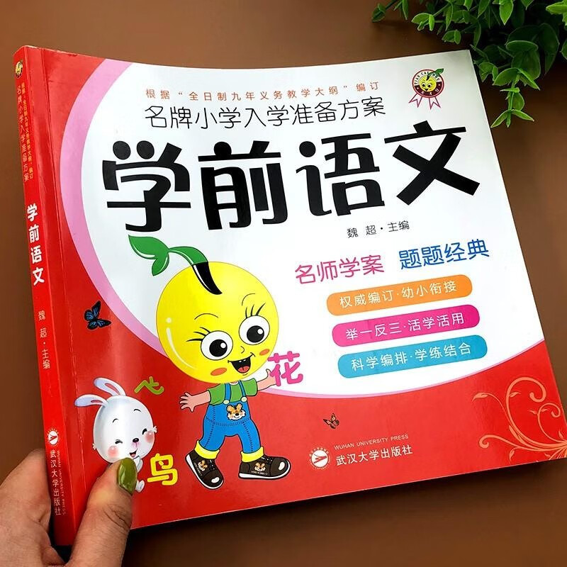 【现货速发】学前语文练习册幼小衔接看图识字认字幼儿园中班大班升一年级衔接启蒙拼音练习入学准备句子训练
