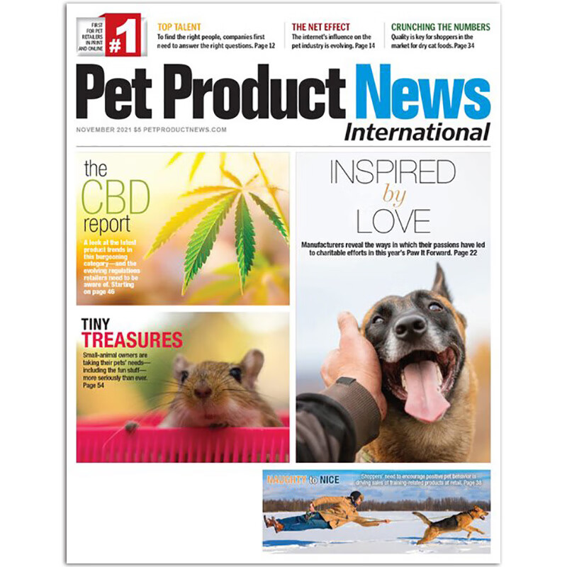 Pet Product News International 2021/22年月刊 国际宠物产品新闻 2021年11月刊