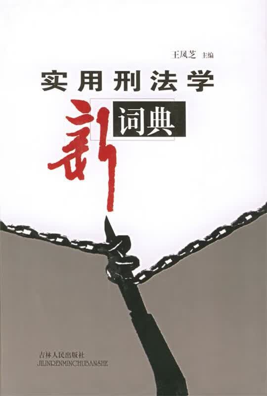 实用刑法学新词典 王凤芝 主编【书】