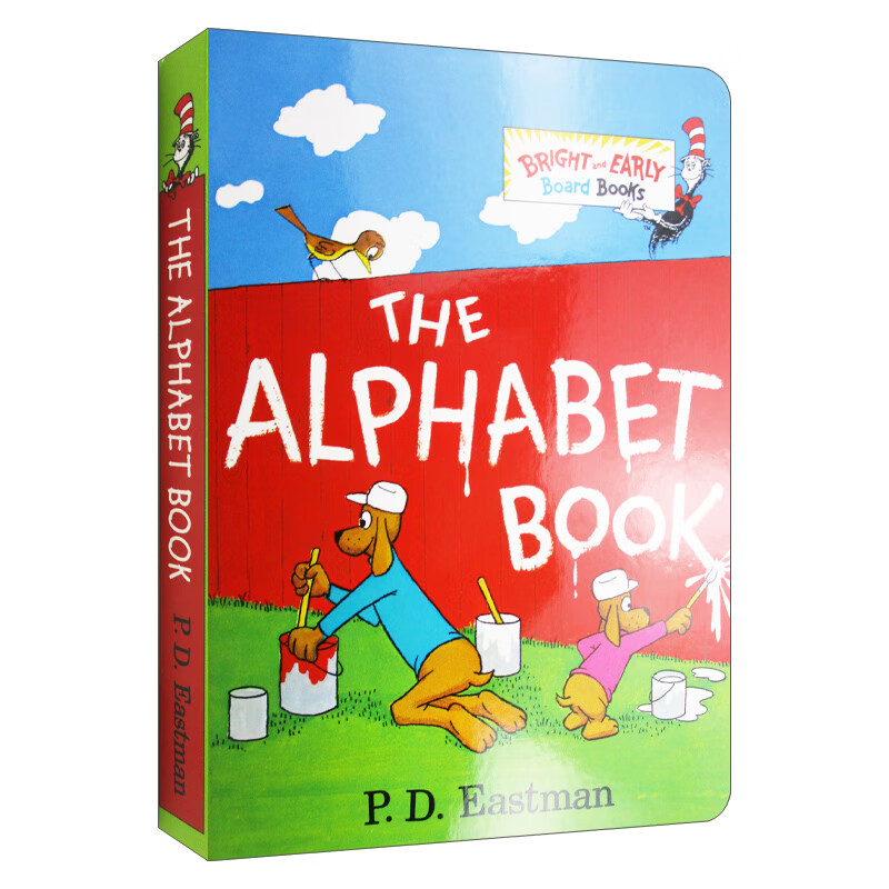 The Alphabet Book 英文原版绘本 苏斯博士 字母表 启蒙儿童学习英语图画书 英文版 纸板书