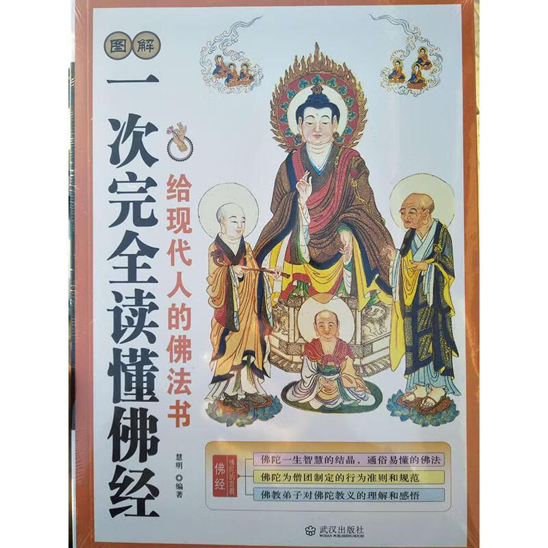 图解一次完全读懂佛经佛教常识 了解佛教 心经 金刚经 法华经 华严经 家庭读本 易懂 白话