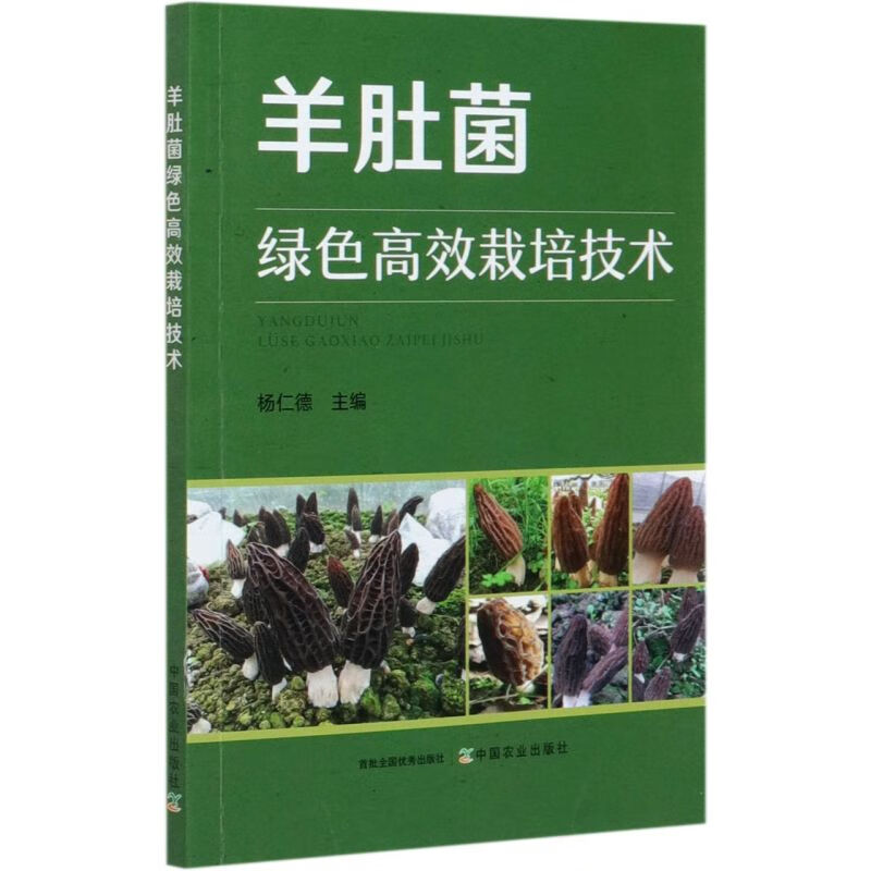 羊肚菌种植技术 羊肚菌绿色栽培技术 食用菌种植技术羊肚菌栽培技术书食用菌书籍病虫害防治农业种植采收加工菌类种子大棚种植大全