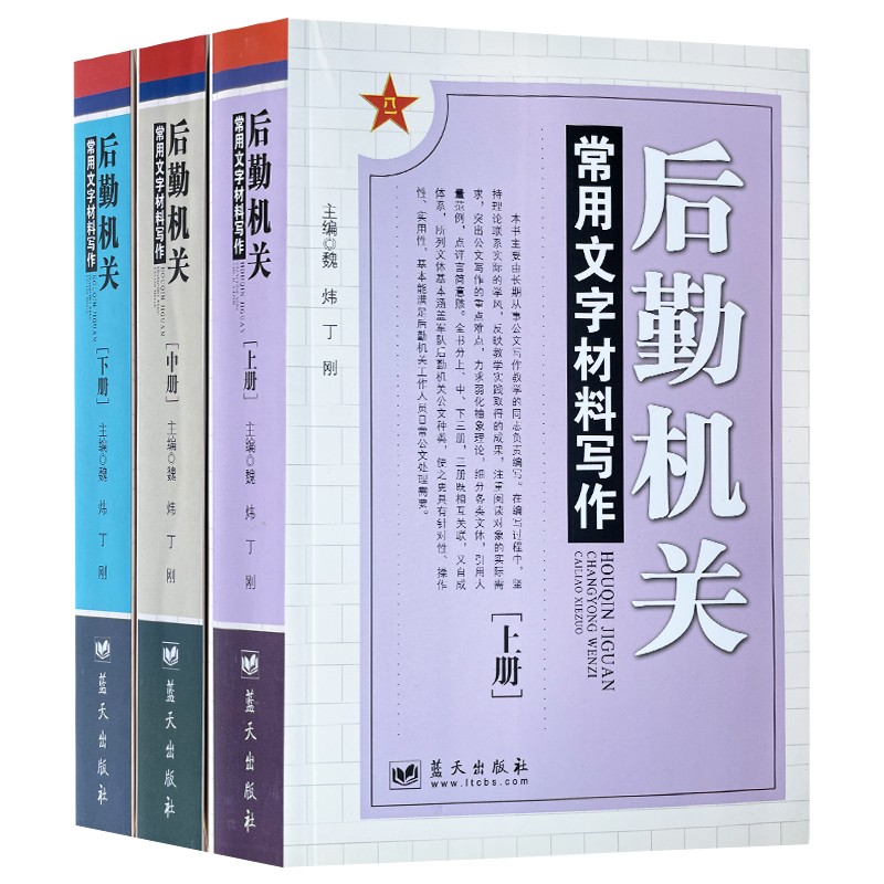后勤机关常用文字材料写作（全三册）上中下