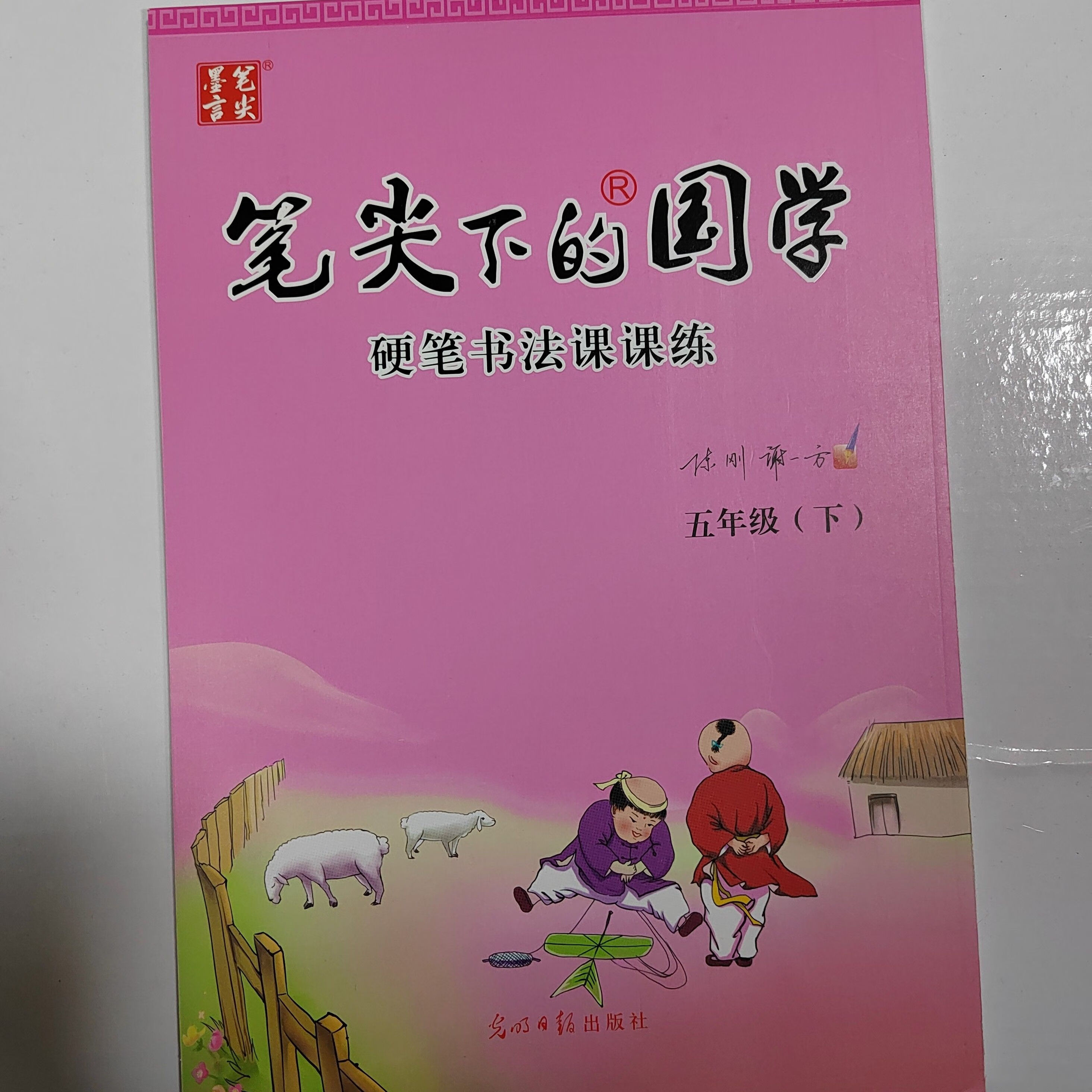 2022春笔尖下的国学硬笔书法课课练1-八年级下册语文同步练 五年级下册