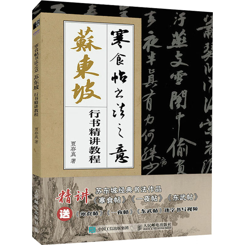 寒食帖书法之意 苏东坡行书精讲教程 贾存真  书籍 图书