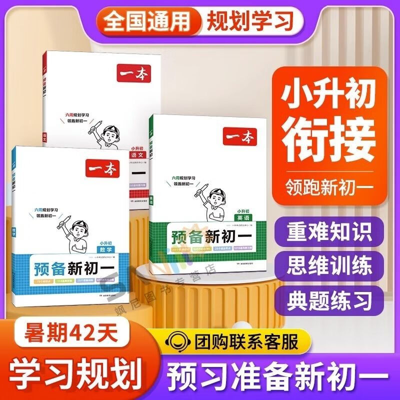 2024版一本预备新数学升衔接总复习暑假预习 小升初 英语