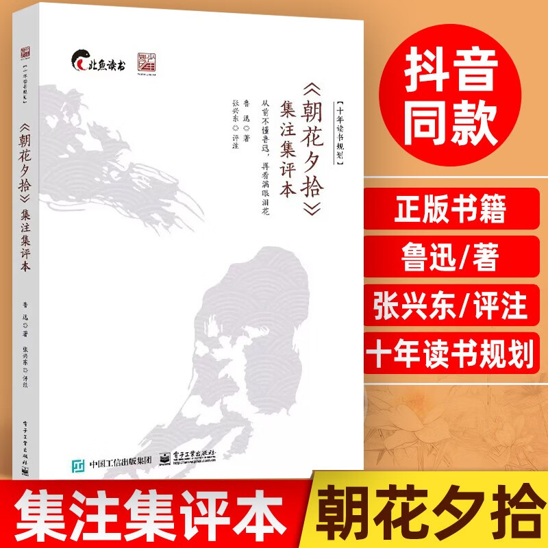 朝花夕拾集注集评本张兴东十年读书规划【抖音同款书】 新书