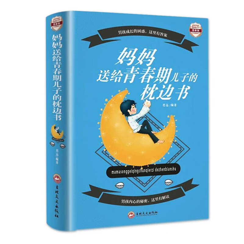 妈妈送给青春期儿子的枕边书 小学中学生教育书籍在青春期的十字路  男孩必读的好故事家庭教育书籍畅销书