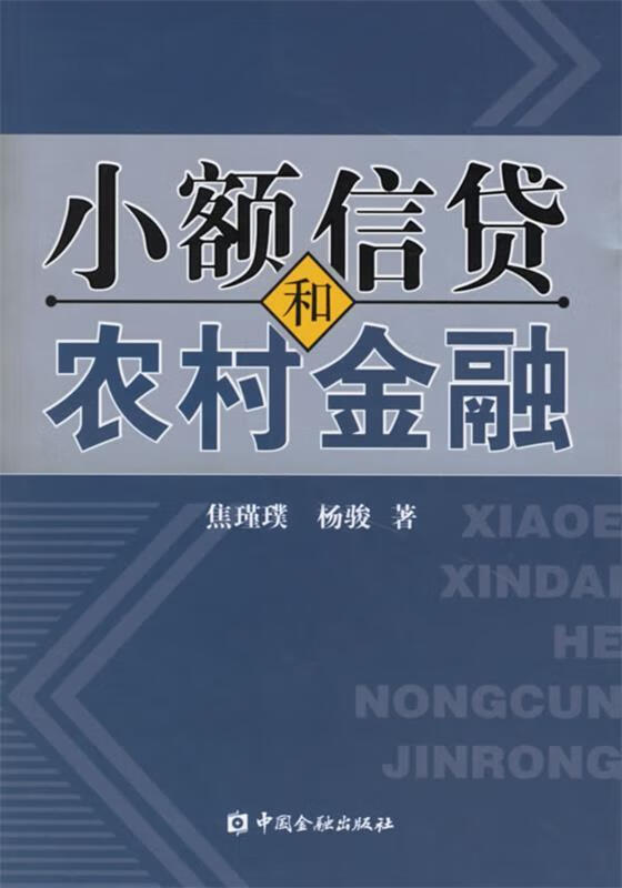 小额信贷和农村金融