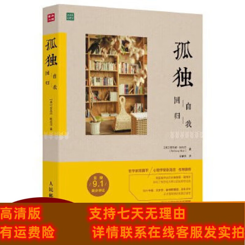 定制款 全新图书/系心理学 孤独 回归自我 （英）安东尼·斯托尔