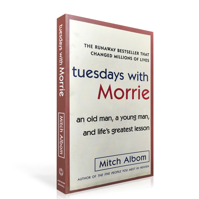 相约星期二 英文原版 Tuesdays with Morrie 同名电影原著英语书籍十四堂星期二的课进口原版畅销书 图书