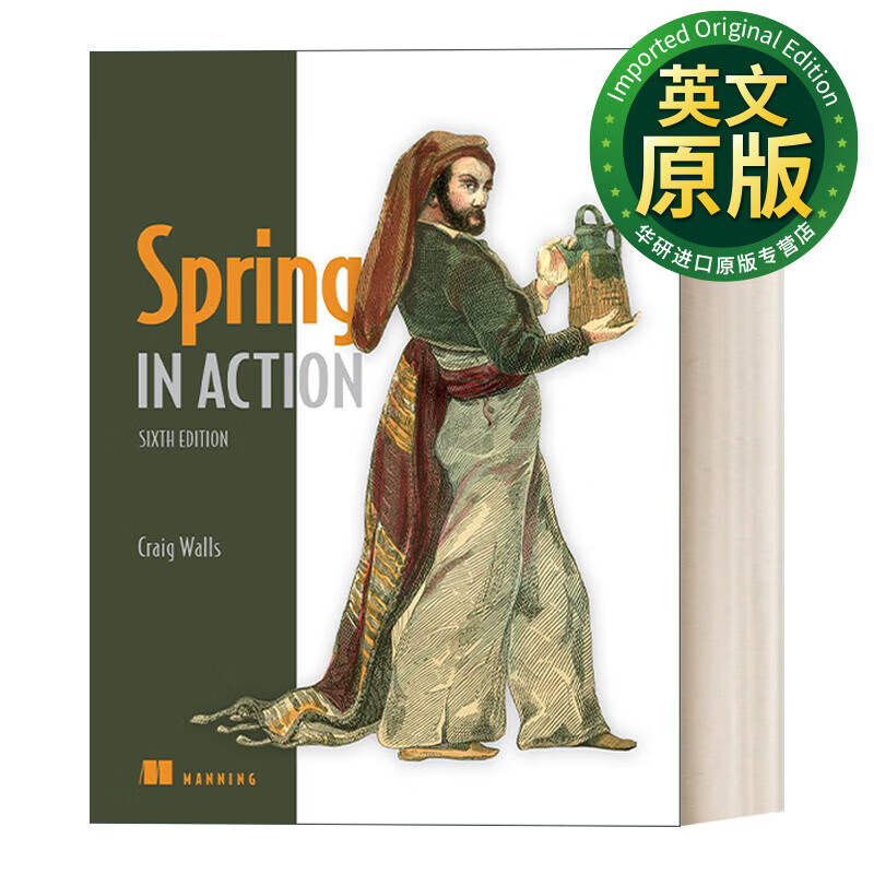 实战 英文原版 Spring in Action, Sixth Edition Spring 编程入门系列 第6版 英文版