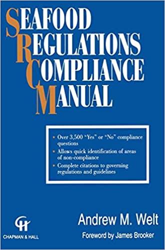 Seafood Regulations Compliance Manual