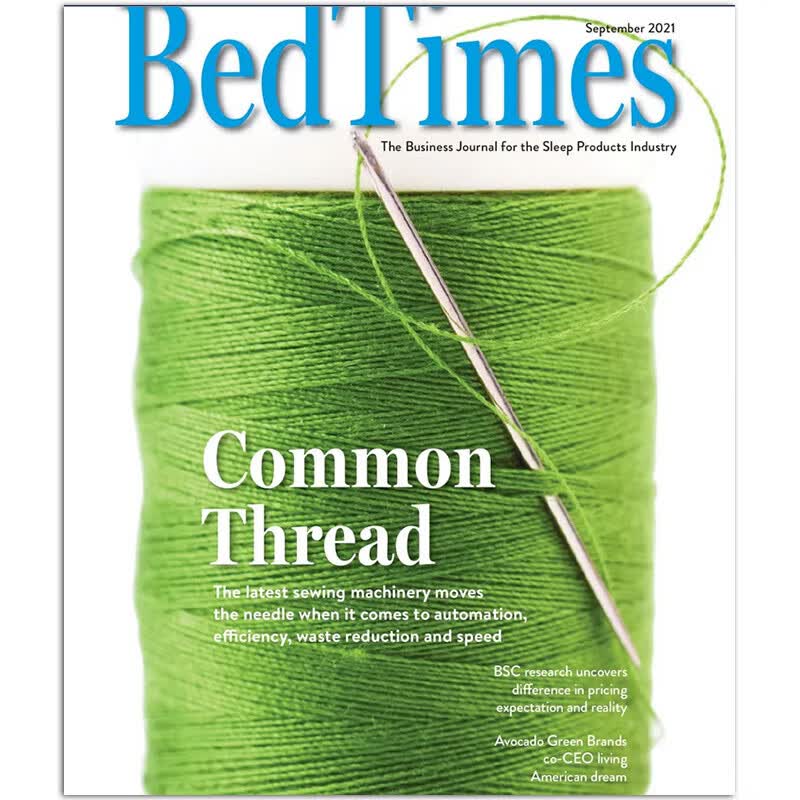 【单期可选】Bed 床具制造睡眠产品与销售业报道 2020/21年月刊 2021年9月刊