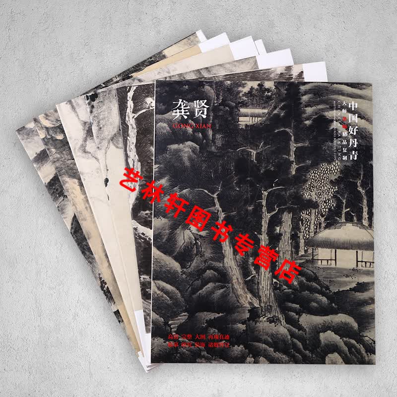 龚贤画集 中国好丹青大师条幅精品复制 原大级高清大图 临摹范本 龚贤画集画册临摹范本