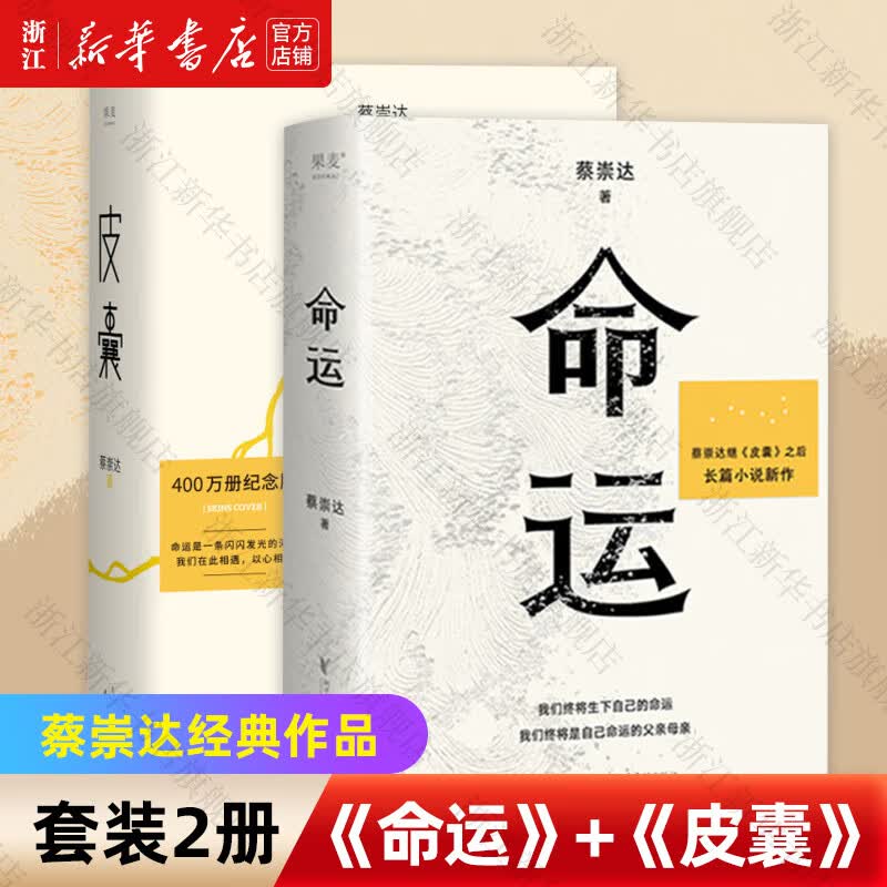 命运蔡崇达+皮囊 中国当代小说书籍