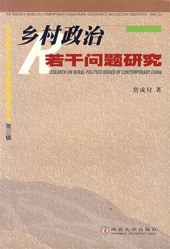 乡村政治若干问题研究 詹成付著