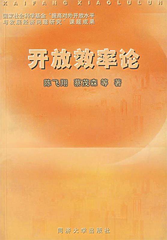 开放效率论 陈飞翔,蔡茂森等著