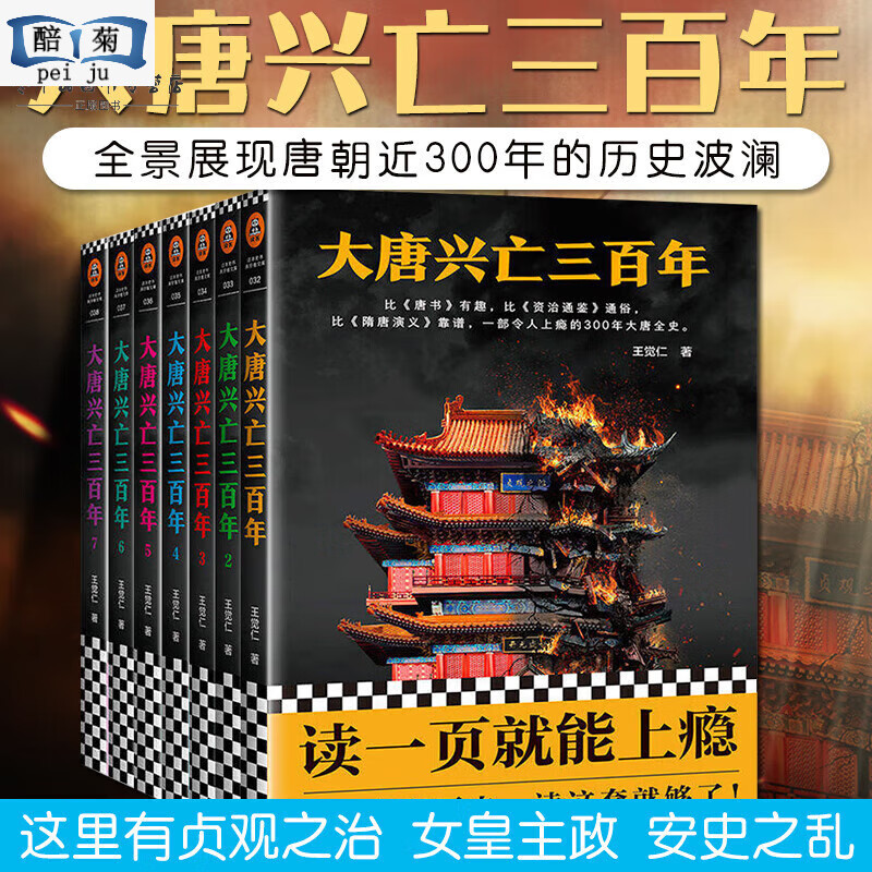 现货大唐兴亡三百年全集王觉仁全景展现唐朝近300年的历史波澜这里有杨贵妃唐太宗李世民武则天安史之