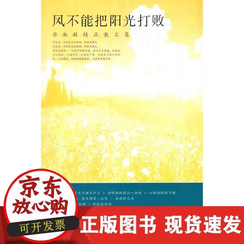 【现货】风不能把阳光打败