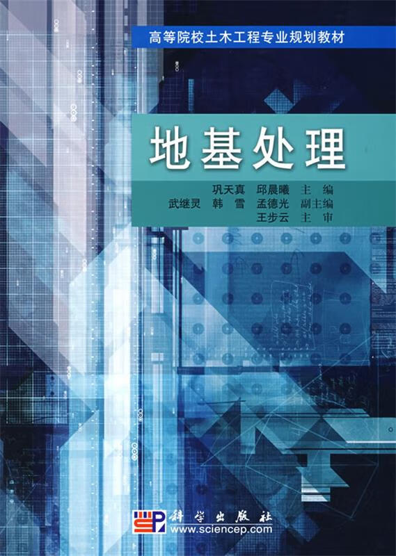 地基处理 巩天真,岳晨曦主编【书】