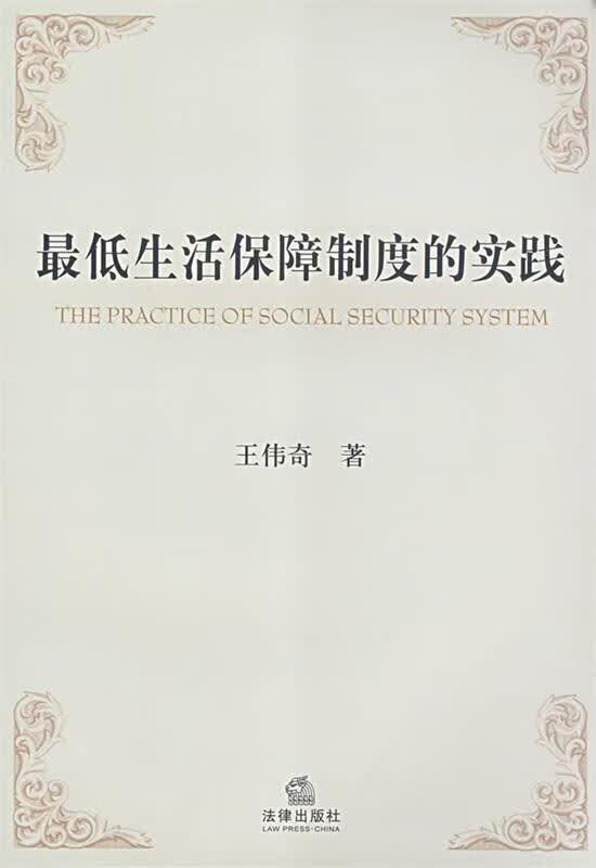 低生活保障制度的实践 王伟奇著