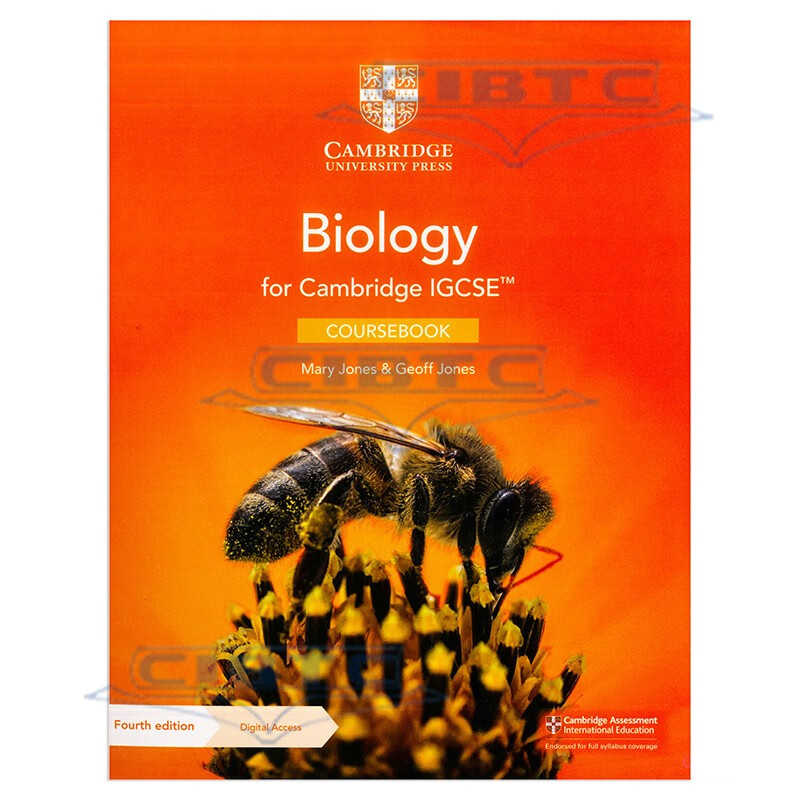 现货 英文原版进口教材 剑桥大学出版 Cambridge Igcse(tm) Biology Coursebook with Digital Access 国际预科生物学生用书