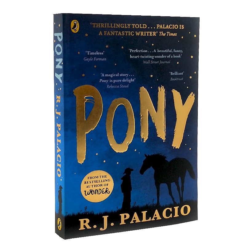 2023新 Pony 英文原版 Wonder奇迹男孩同作者 RJ Palacio帕拉秋爱与勇气青春儿童青少年读物 英语书籍