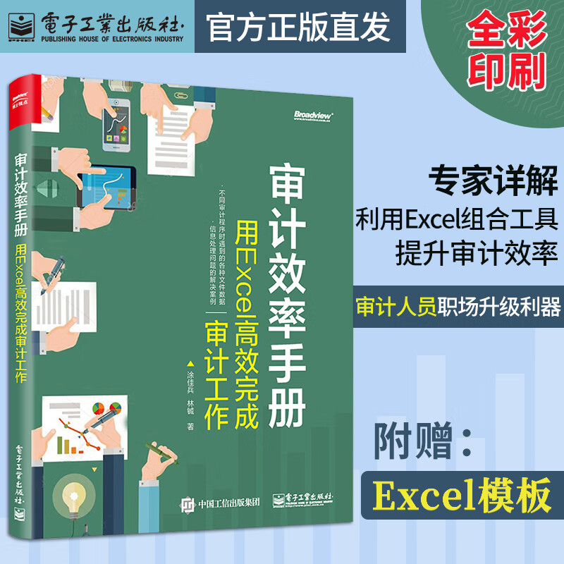 官方 审计效率手册 用Excel高效完成审计工作 详解如何利用Excel组合工具提升审计效率 表格制作 函数公式 Office办公书籍