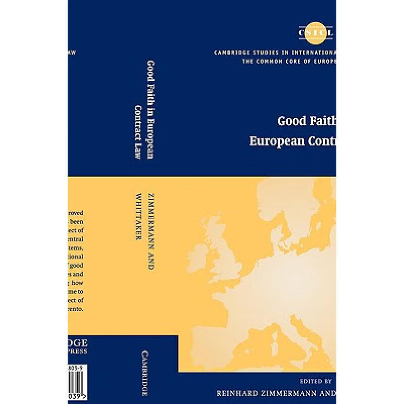 Good Faith in European Contract Law: - Good ...