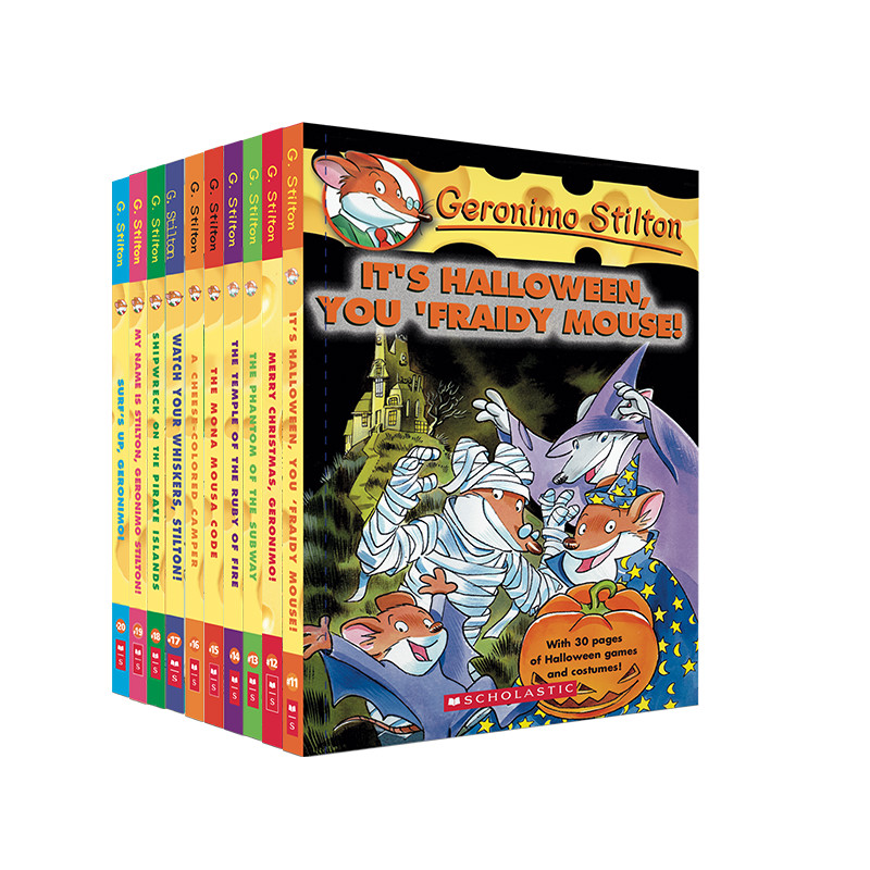 学而思原版引进 Geronimo Stilton 老鼠记者英文原版（11-20）世界经典 7-14岁
