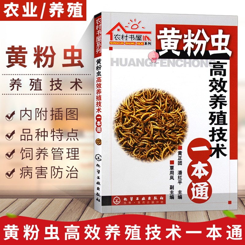 黄粉虫高效养殖技术一本通 农村书屋系列丛书 农业科学养殖技术书籍 零基础黄粉虫养殖 黄粉虫引种育种