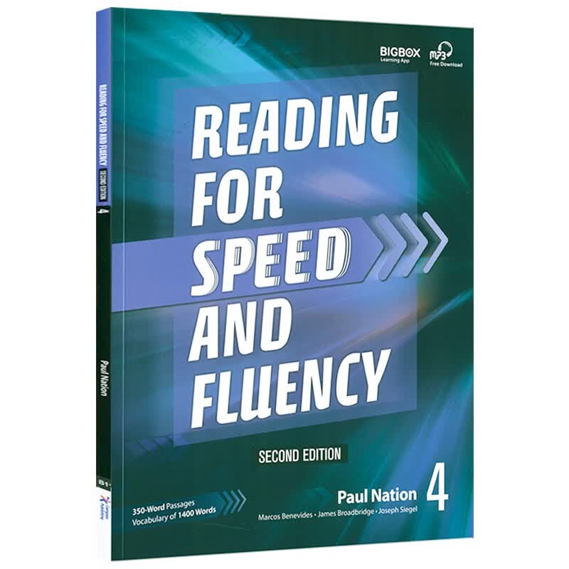 原装进口compass出版 Reading For Speed And Fluency 1 2 3 4级寒暑假短期阅读教材小学高年级初高中速度流利阅读KET/PET考试教材 Speed And Flu