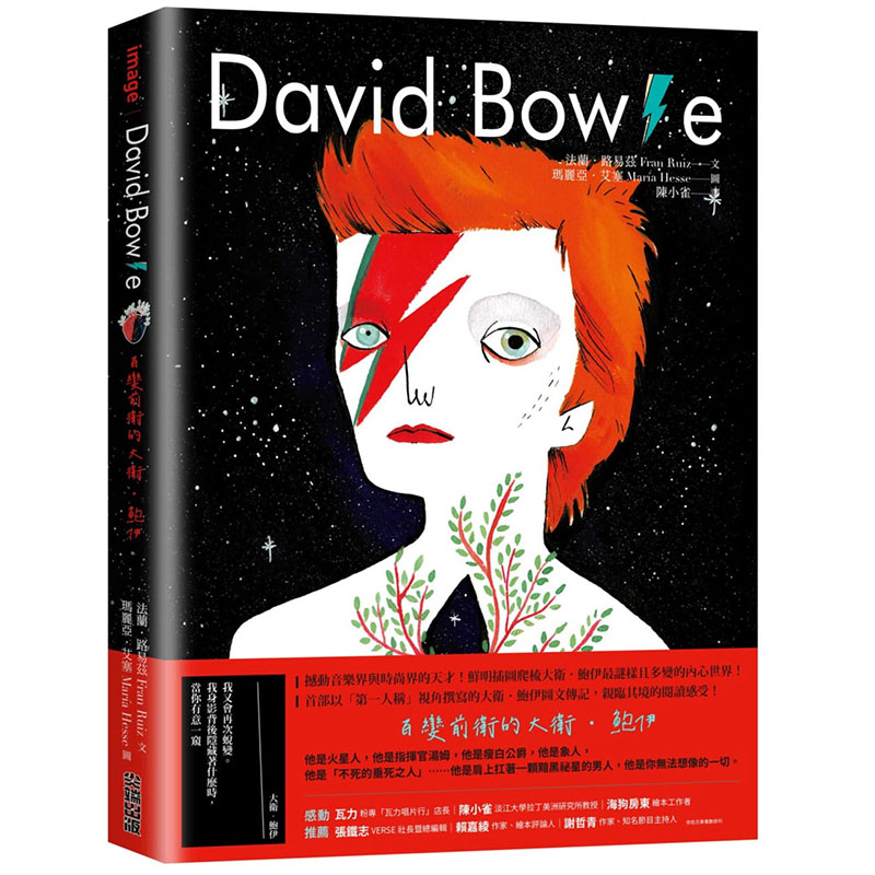 台版 David Bowie 百变前卫的大卫鲍伊 尖端出版 玛丽亚艾塞 大卫鲍伊图文传记经典语录音乐时尚界艺术书籍