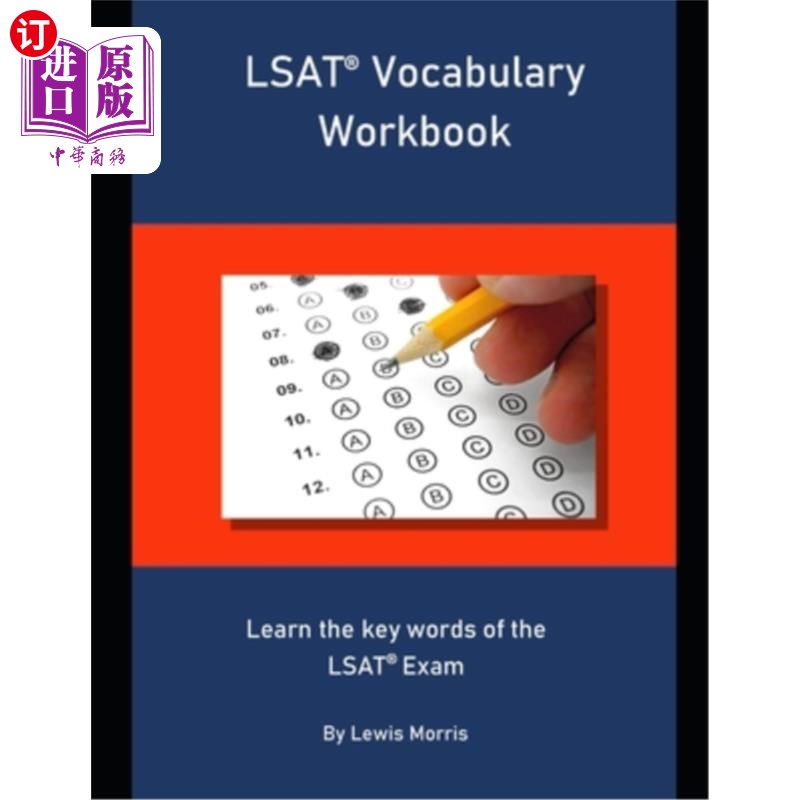 海外直订LSAT词汇练习册：学习LSAT考试的关键词 外语 语言学习 英语 LSAT Vocabulary Workbook: Learn the key words of the LSAT Exam