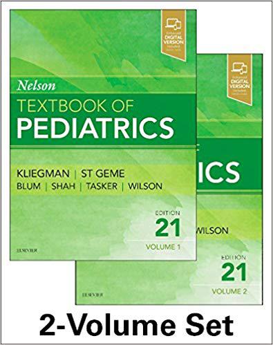 现货 Nelson Textbook of Pediatrics, 2-Volume Set 尼尔森小儿科教科书