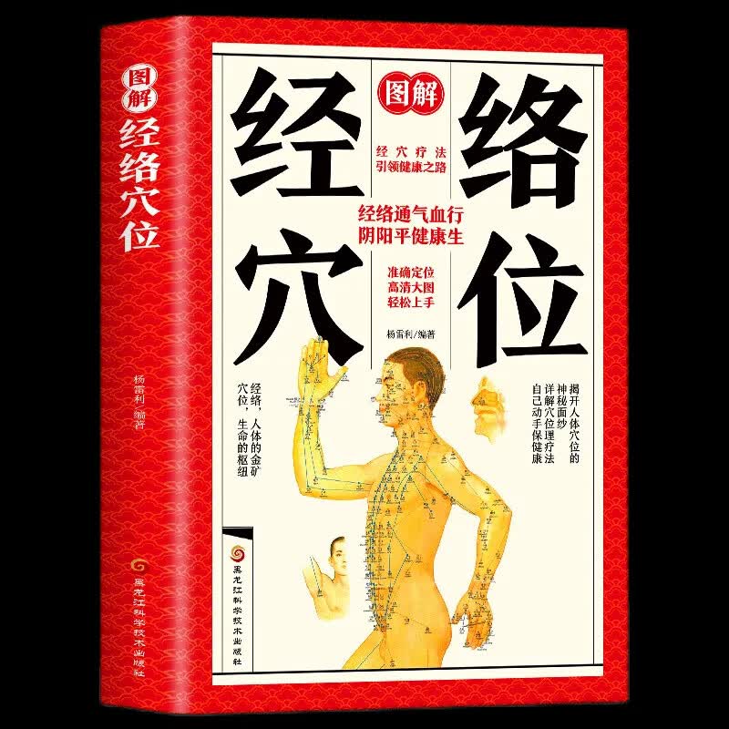 355本 图解经络穴位 人体经络穴位按摩大全书 人体高清全身穴位指示 保健推拿穴位中医