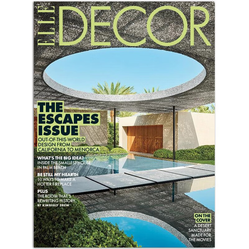 【单期可选】Elle Decor Elle住宅装饰 2022/2021年月刊 美国室内装修设计杂志 2022年1月刊