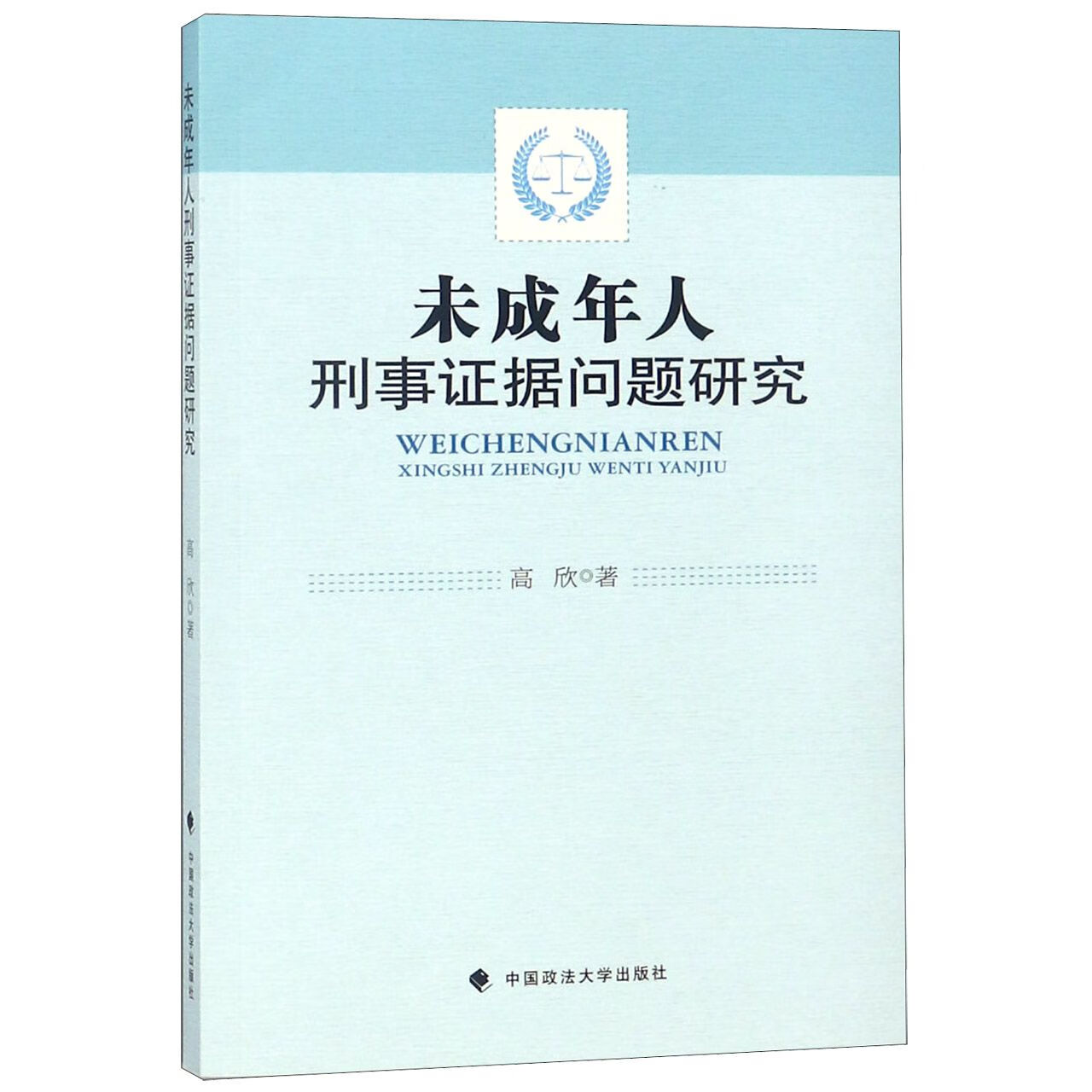 现货 未成年人刑事证据问题研究 高欣 中国政法