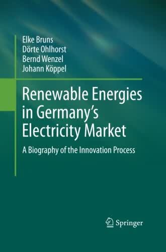 Renewable Energies in Germany’s Electricity Market