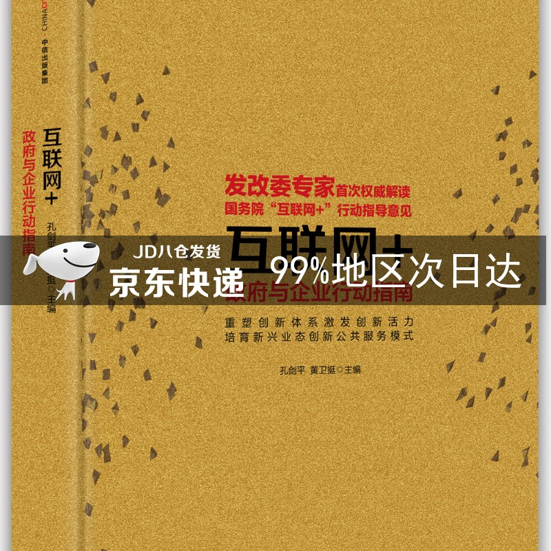 互联网+ 政府与企业行动指南 孔剑平等著 解读国家互联网+行动指导意见 中信出版社