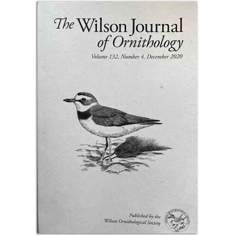 【单期可选】The Wilson Journal of Ornithology 威尔逊鸟类学研究杂志 2020年12月刊