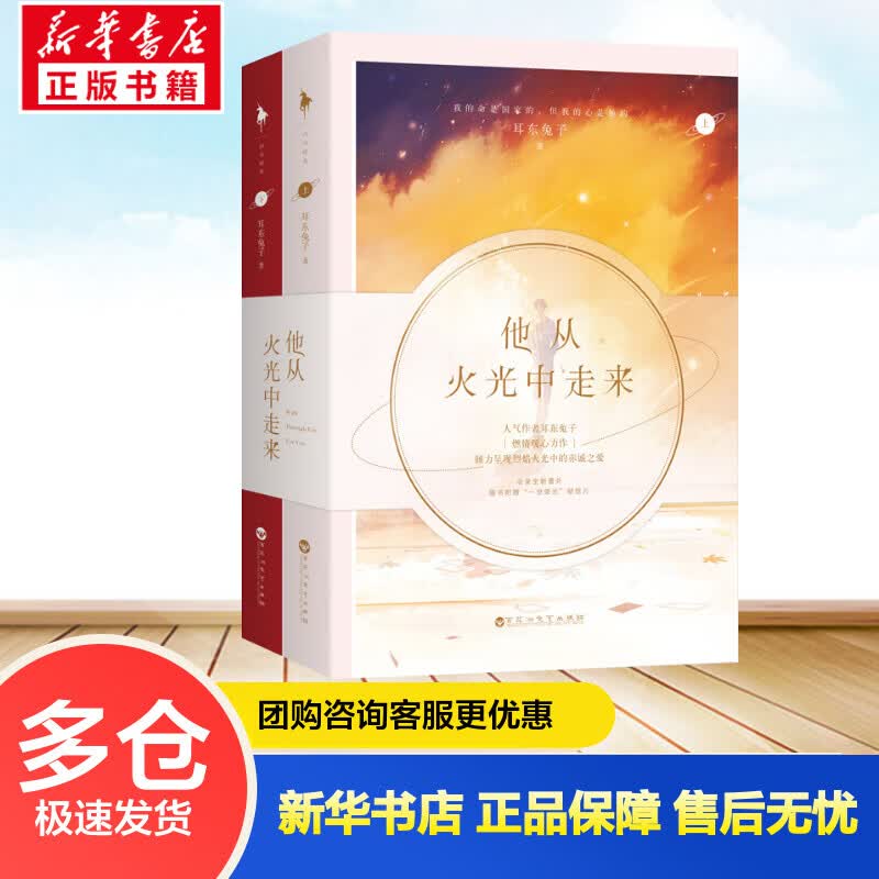 他从火光中走来(上下) 耳东兔子 书籍