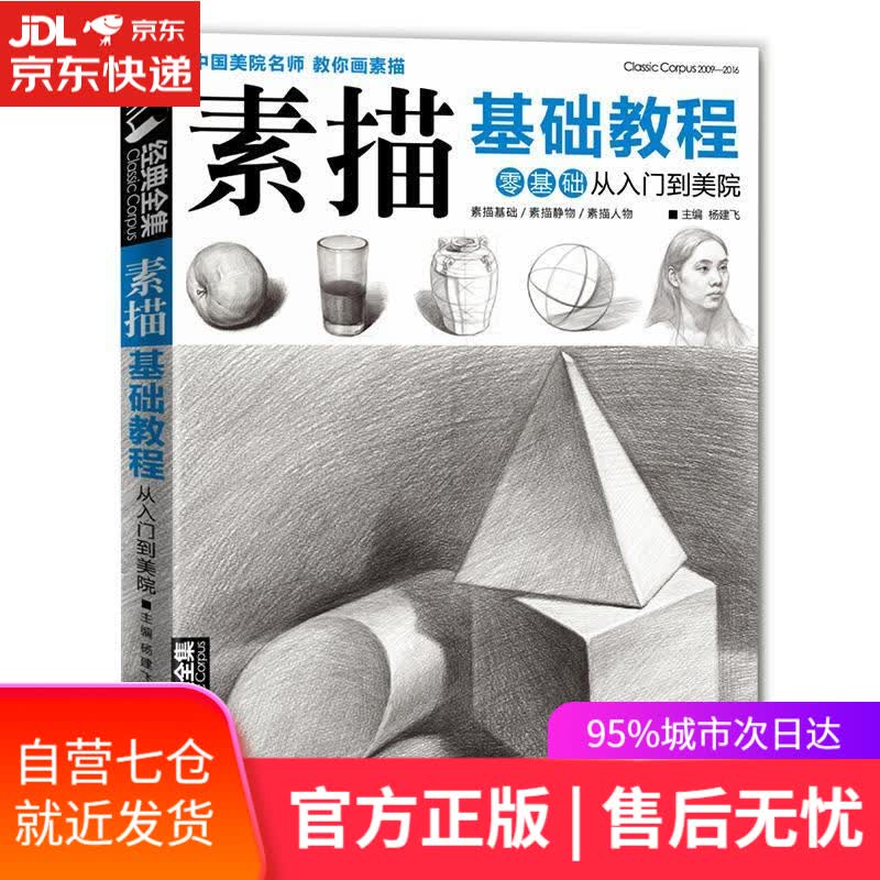 经典全集系列丛书:素描基础教程 杨建飞 中国书店出版社