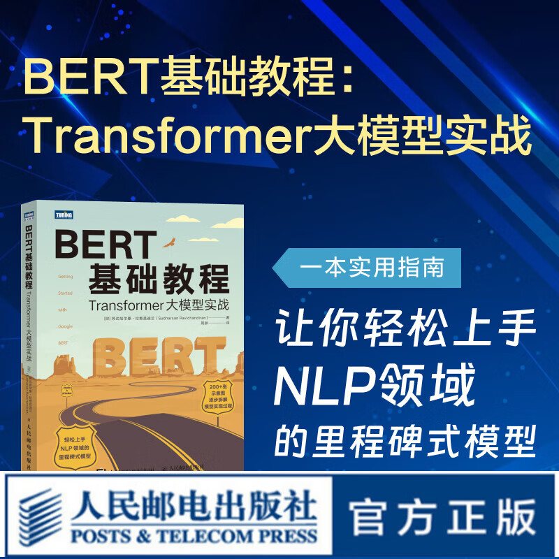【现货 速发】BERT基础教程：Transformer大模型实战