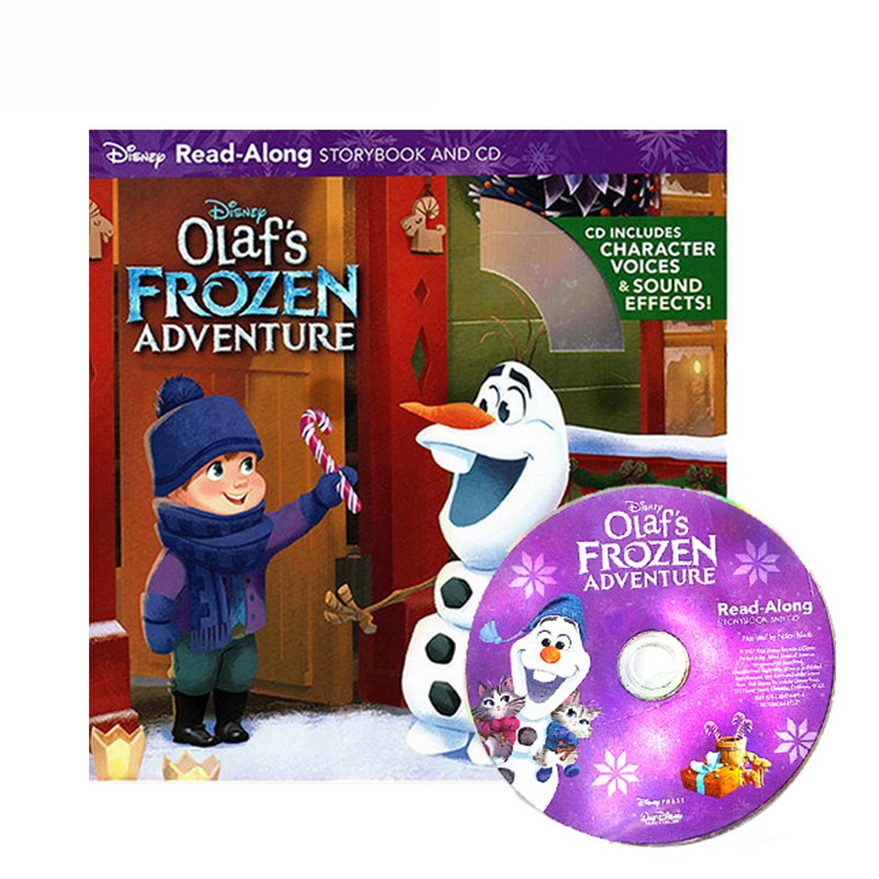 Olaf's Frozen雪宝的冰雪大冒险Disney Read-Along 附CD英文原版有声读物