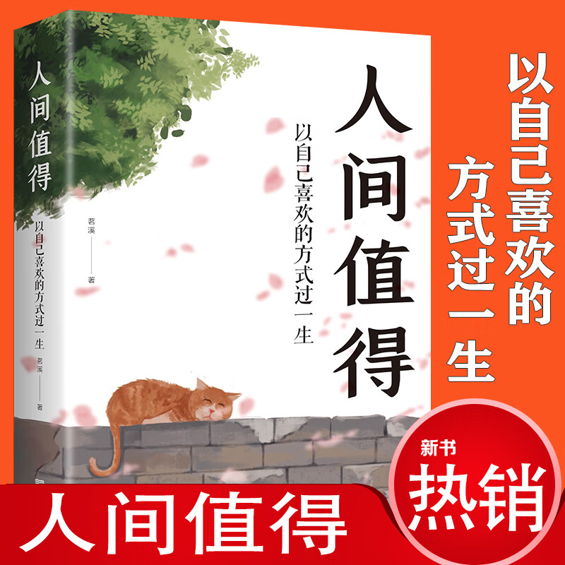 人间值得 以自己喜欢的方式过一生  高情商哲学与人生的智慧 热爱生活情绪管理正能量治愈心灵鸡汤暖文修身养性励志畅销书籍