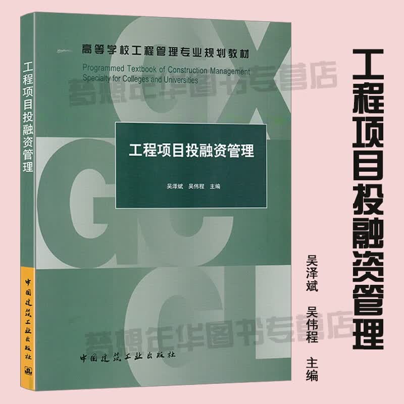现货 工程项目投融资管理 吴泽斌 吴伟程主编 9787112236268 基本建设投资 基本建设项目