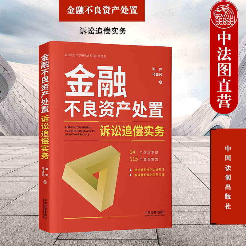 金融不良资产处置诉讼追偿实务 郭帅马金风 法制 实务操作裁判规则解读 管辖争议财产保全合同效力资产转让担保责任破产衔接